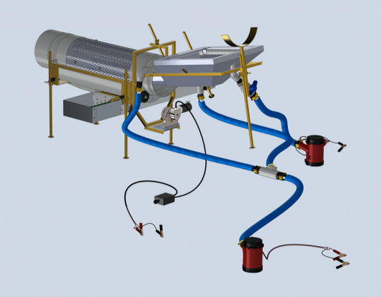 Sluice Conversions Trommels Portable Mobile Gold Trommel Wash Plant